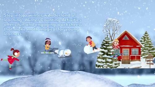 Snow Day Packet | Winter Counting Worksheets 0–10 for Preschool, K ...