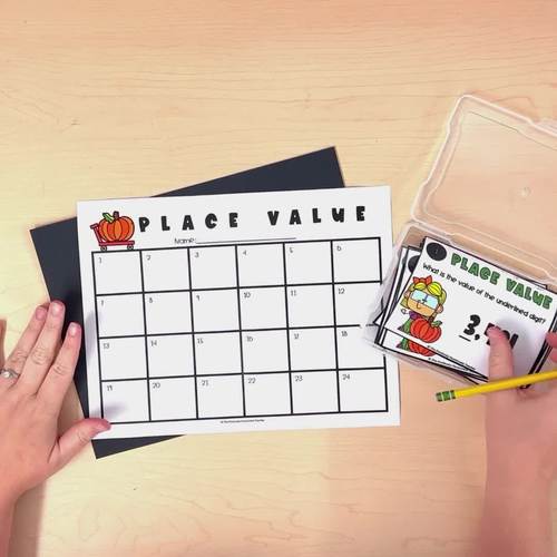 Place Value Task Cards l 3rd-5th Grade by The Positively Passionate Teacher
