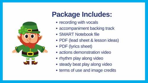 Leprechaun Song with Backing Track - St. Patrick’s Action Song (Class ...