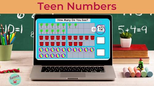 Counting Teen Numbers by Eastern Shore Math Teacher | TPT