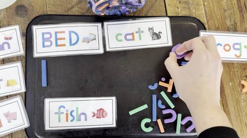 Build a Word: CVC & Digraph Word Activity | Phonics | Kindergarten Centre