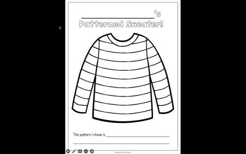Ugly Sweater Craft Repeating Patterns & Pattern Rules Ontario Math ...
