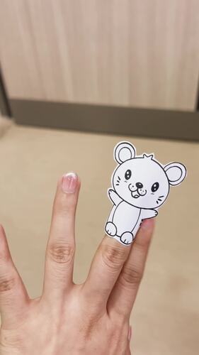 Animals Finger Puppets:Printable:Coloring Paper Craft Activity Play ...