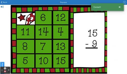 1st Grade Christmas | Subtract within 20 | Picture Reveal | Boom