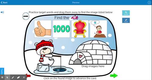 Boom™ Cards Polar Pals: Digital Articulation Activity for Th, L & L Blends