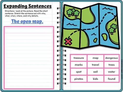 Expanding Sentences Bundle W.4, W.5, W.6 by Elementary Expert | TPT