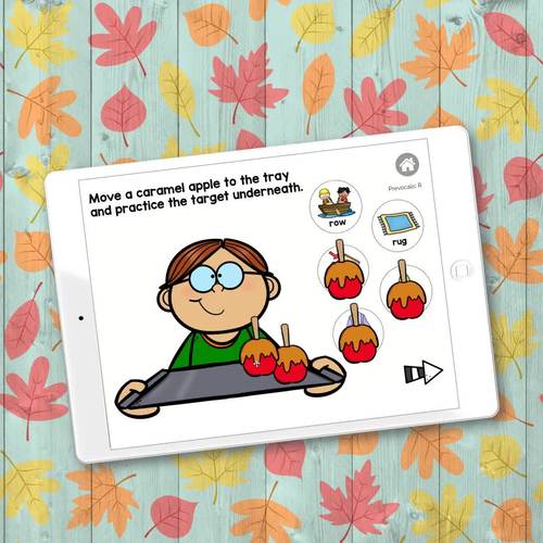 Fall Fun Speech - Interactive Articulation and Language Boom Cards