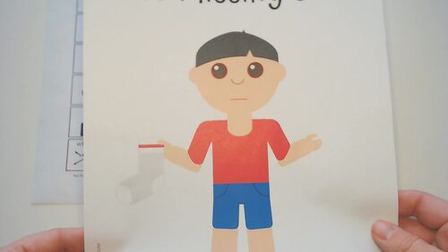 AAC Core Vocabulary DIFFERENT/SAME - "The Missing Sock" Booklet and ...