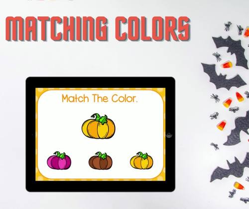 Numbers and Shapes Halloween Boom Cards Fall Math Digital Activities