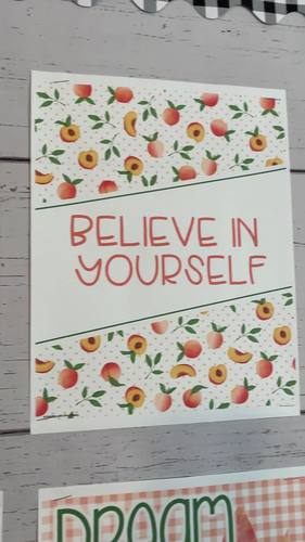 Peach Motivational Posters by Hanging with Mrs Hulsey | TPT