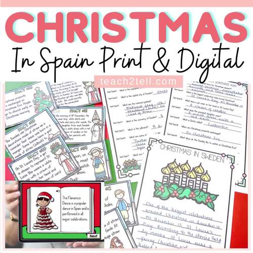 Christmas in Spain Print & Digital | Winter Holidays Around the World