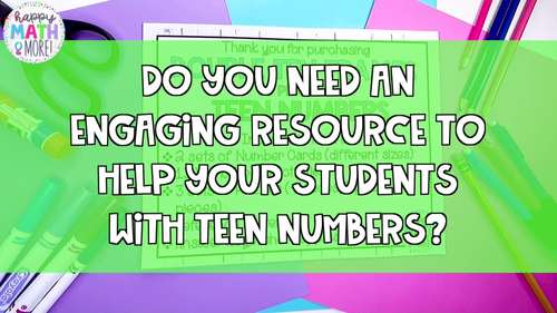 Double Ten Frames Teen Numbers Math Centers Worksheets Activities
