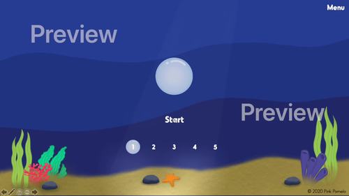 Visual Tracking 5-in-1 Digital Interactive Activities by Pink Pomelo