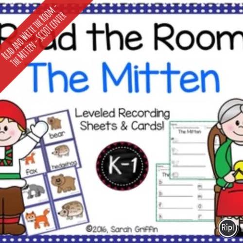 Write the Room - The Mitten Writing Center by Little Learning Corner