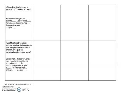 La robot salvaje by Peter Brown Spanish Novel Study and Google Activities