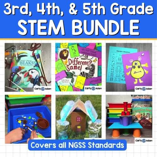 3rd Grade, 4th Grade, 5th Grade Science Curriculum STEM Activities