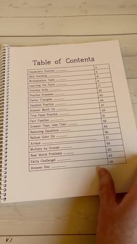 Multiplication Workbook/Fact Fluency by Math - It Works | TPT