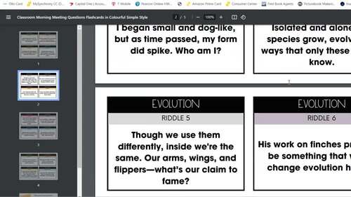 Evolution Riddle Scavenger Hunt | NGSS-Aligned High School Biology Activity