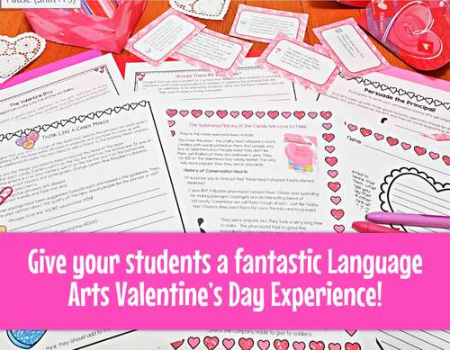 Valentine's Day Print and Go Activities No-Prep Depth and Complexity