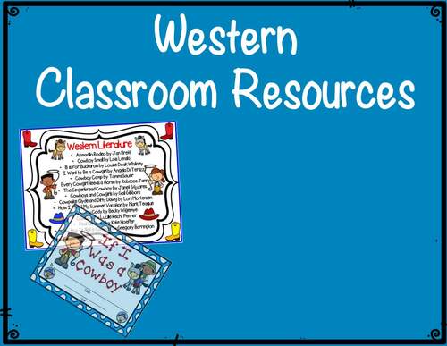 Western Unit: Literacy & Math Centers & Activities | TPT