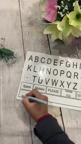 Non-Verbal Alphabet sentence builder Board, Montessori ABA, OT Speech