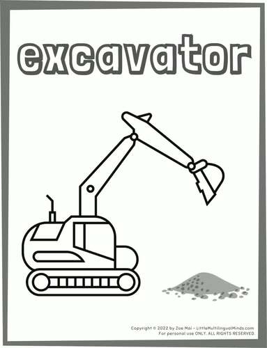 45 Vehicles Coloring Pages for Toddler Preschool Boy Pre-Writing