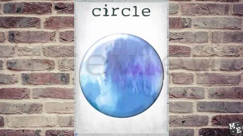 2D SHAPE CLASSIFICATION Basic Shapes Printable Watercolour Paint ...