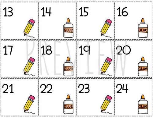 Monthly Pattern Calendar Cards (Jan-Dec) by Preschoolers and Sunshine