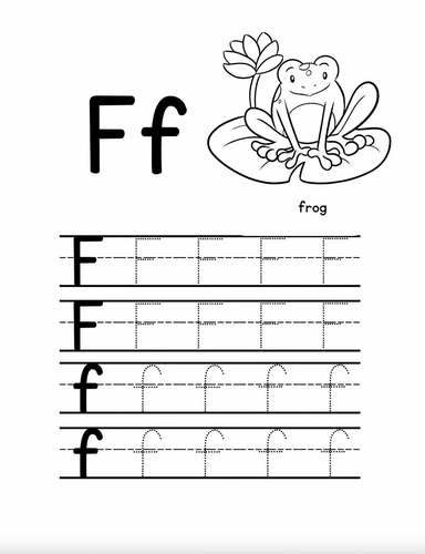 Spring kindergarten alphabet handwriting practice, spring break ...