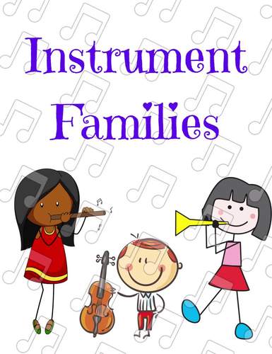 Instrument Families Printable Worksheet Pack- Musical Instruments