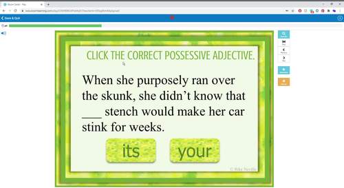 Possessive Adjectives BOOM CARDS #1 by Rike Neville | TpT