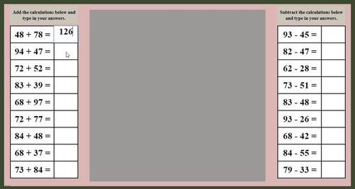 Mystery Digital Pixel Art NO PREP - Moon 2-digit Addition and Subtraction