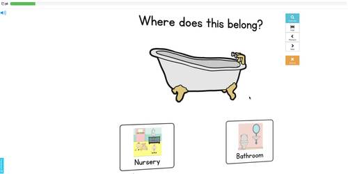 Rooms of the House Category Sorting | Special Education Distance Learning