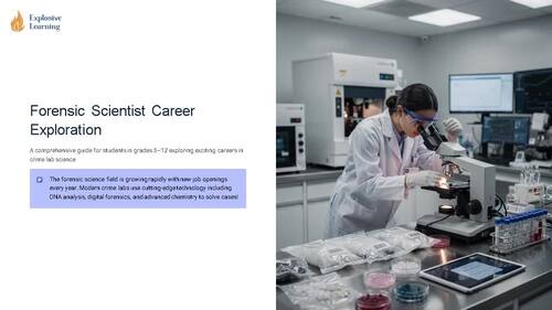 Forensic Science Technician Career Exploration - Fieldwork Mission Lesson