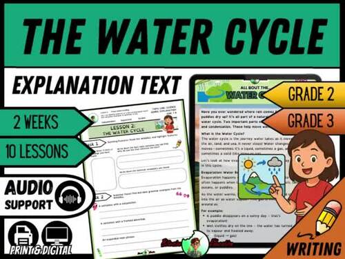 The Water Cycle | Explanation Writing Pack | Grade 2/3 by Bitesize ...