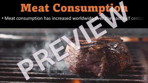 AP Environmental Science Meat Production PowerPoint Slideshow + Guided ...