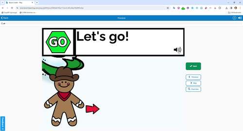 Gingerbread Hide and Seek by Creative Speech Language Resources