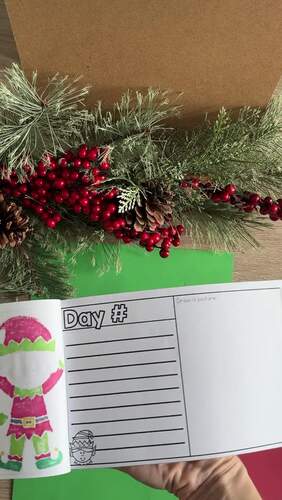 Classroom Elf Journal Pages Christmas Elf Writing Pages | TPT