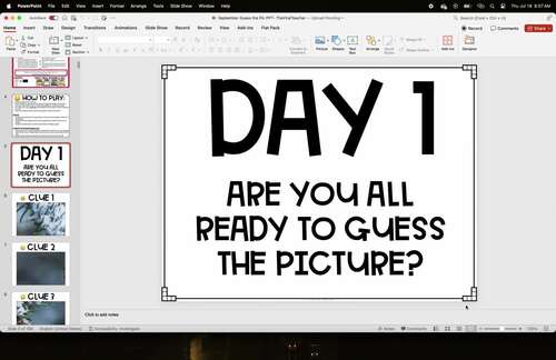 Morning Meeting Games Guess the Picture Activity Brain Breaks | TPT