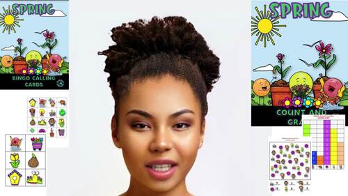 SPRING-inspired Counting, Tallying, Graphing, and Bingo Activity for ...