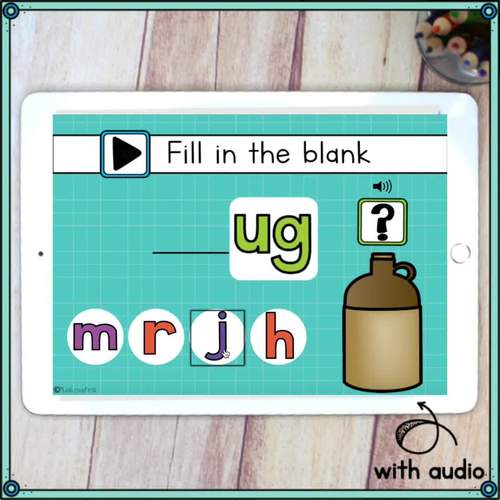 Short Vowel U Boom Cards™ by Jessica Corbett - Must Love First | TpT