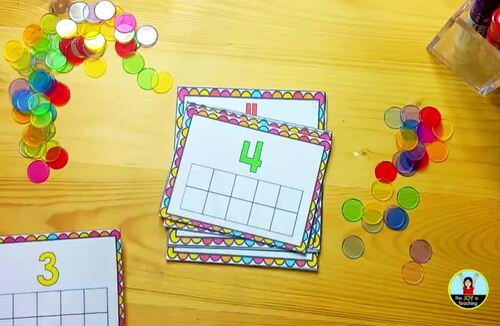Numbers 1-20 Ten Frames Task Cards by The Joy in Teaching | TPT