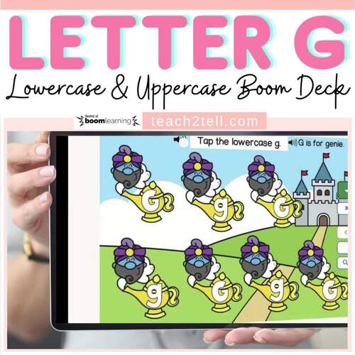 Alphabet Letter of the Week Activities Letter G Boom Digital Cards With ...