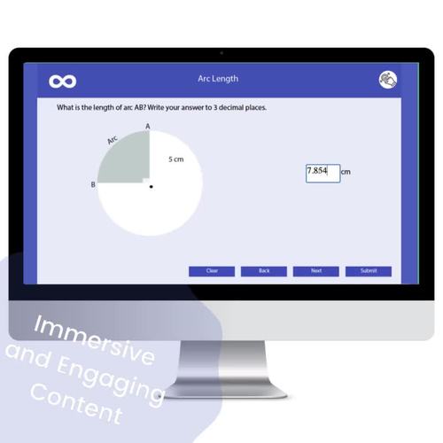 Arc Length and Sector Area | High School | Digital lesson CCSS.HSG-C.B.5