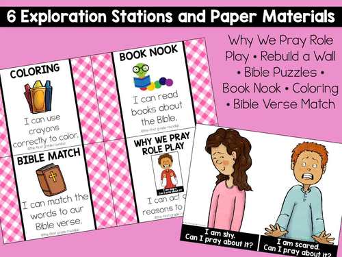 Prayer Bible Lessons and Sunday School Unit | TpT