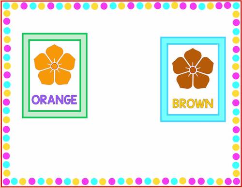 Printable Bright Classroom Color Posters, Editable Color Posters, Posters