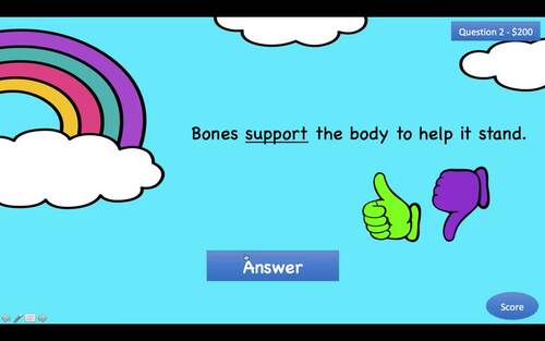 G2 Domain 1 Fairy & Tall Tales - CKLA - Listening & Learning Jeopardy Game