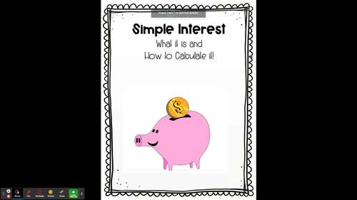 Simple Interest Lesson and Practice by Busy Teacher Mom | TPT