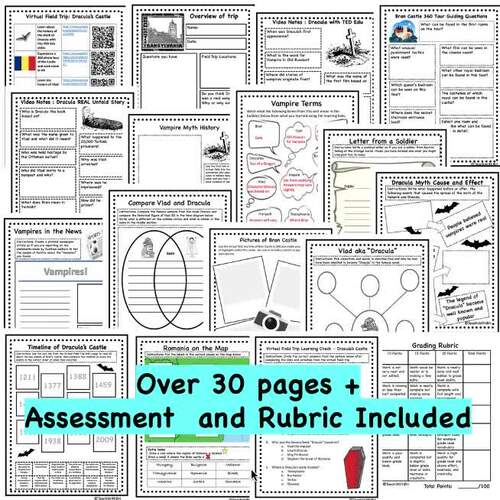 Draculas Castle Virtual Field Trip by Teach with Bri | TPT