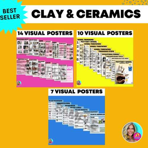 Visual Art: 30 Clay Posters for the Ceramics Classroom by Ms Hess' ART ROOM
